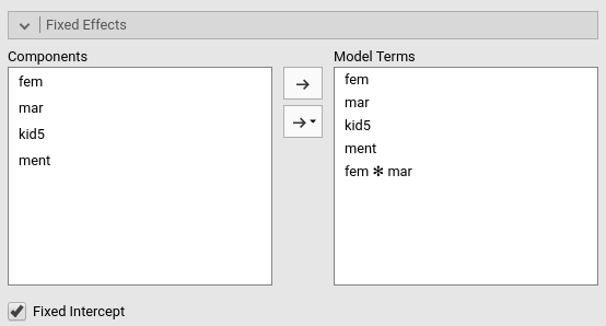 Poisson and Negative Binomial mixed models in jamovi
